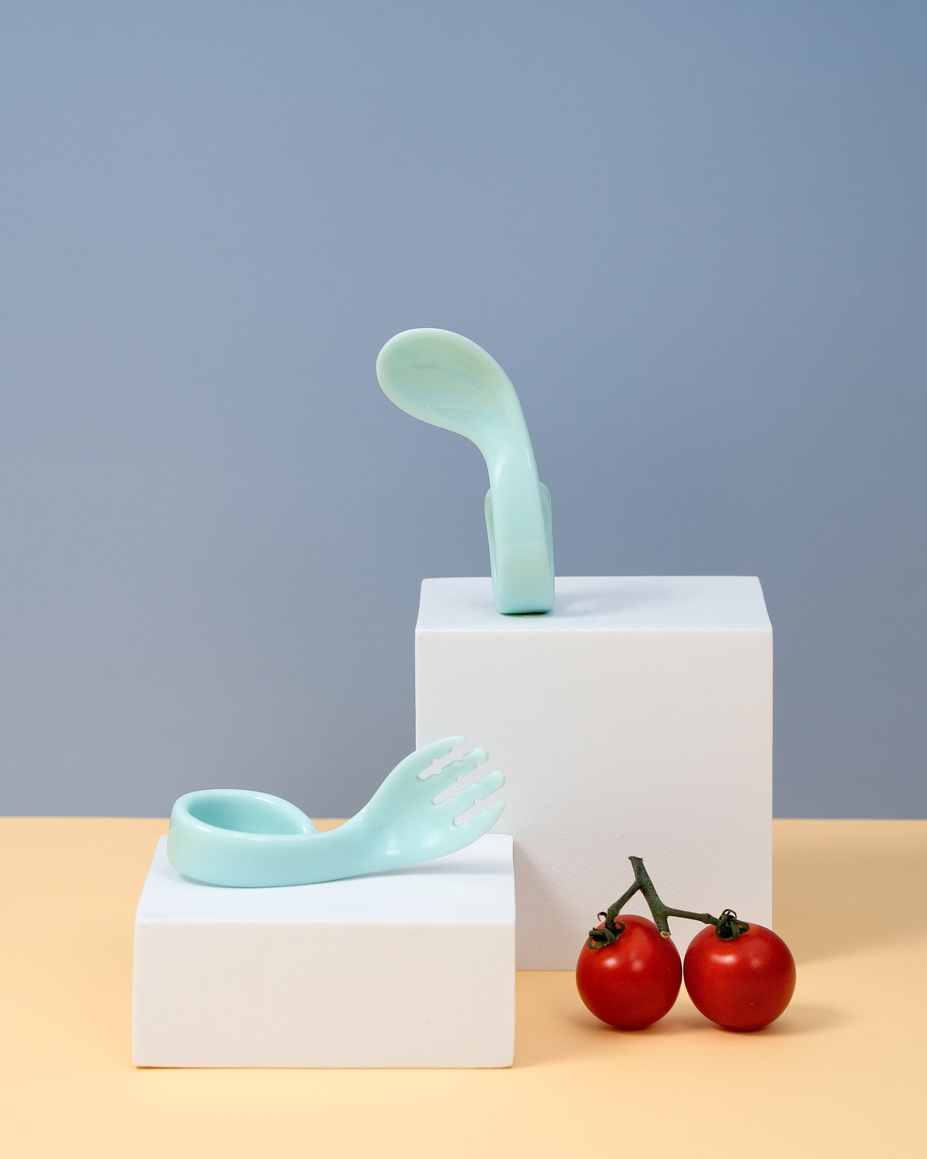 Mini Learning Cutlery Set in Mint (In-Stock) – Hemito